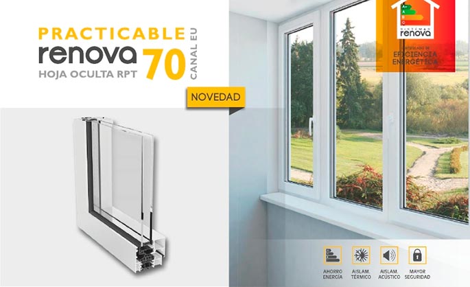 Aluminios Garcilaso | Practicables - Serie Renova PR RPT 70 HO CEU | Carpintería de aluminio en ...